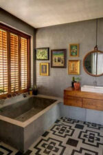 29 ไอเดีย ห้องน้ำสไตล์ลอฟท์ เข้าถึงความเป็นธรรมชาติ - BaanAZ