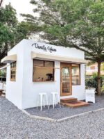 ไอเดีย ซุ้มกาแฟมินิมอล สำหรับร้านคาเฟ่เล็กๆ สาย Cool - BaanAZ